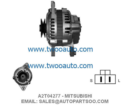 A2T04277 MD108230 - alternador 12V 45A Alternadores de MITSUBISHI