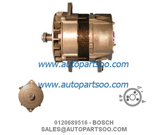 0120468131 0986039490 - alternador 24V 65A Alternador de BOSCH
