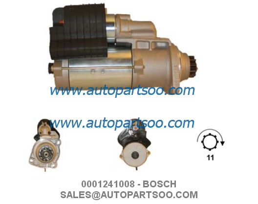 0001372001 0986017320 - motor de arrancador de BOSCH 24V 6.2KW 11T ...
